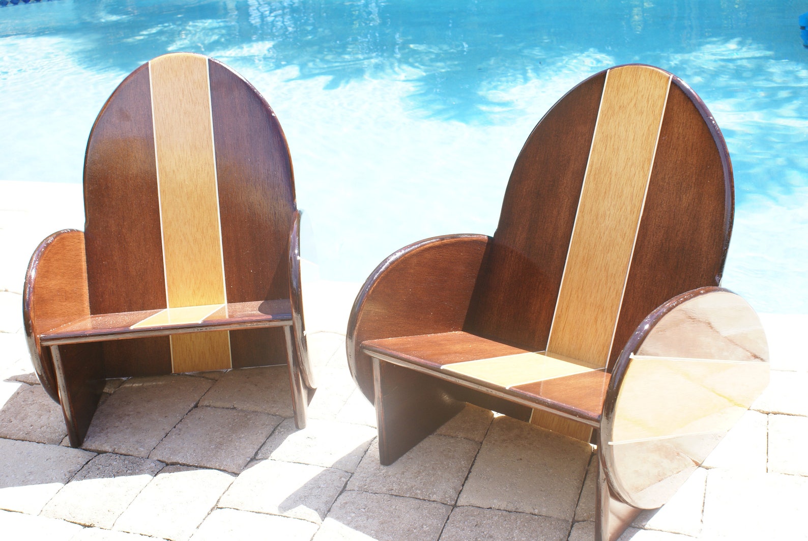 Surfboard Kids Chair With 2 Tone Finish Vintage Surfboard - Etsy