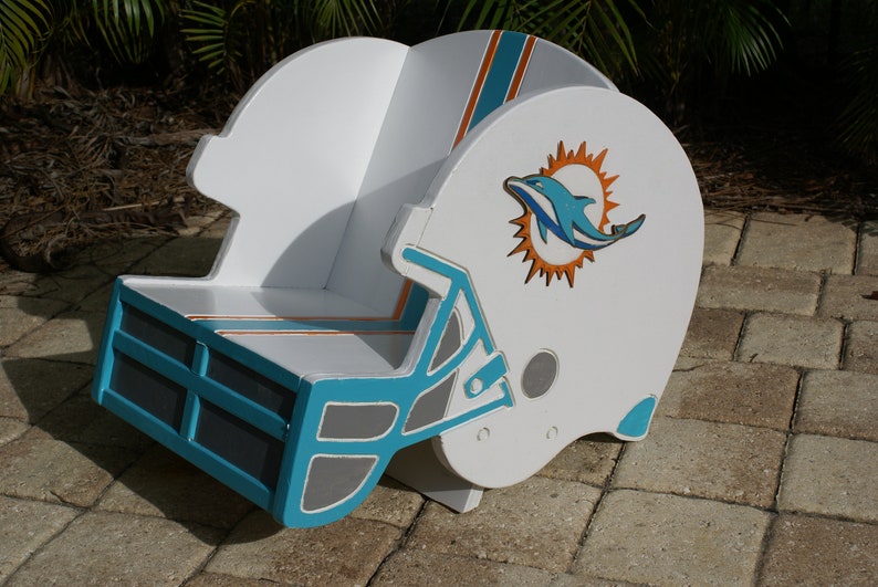 Miami Dolphins Helmet Chair, Kids Furniture, - Etsy