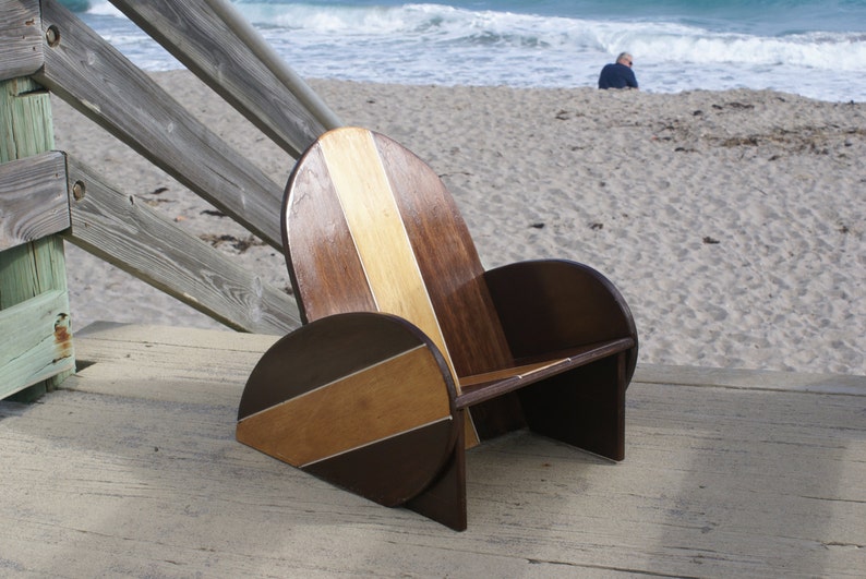 Surfboard Kids Chair With 2 Tone Finish Vintage Surfboard - Etsy