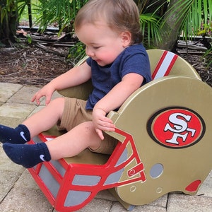 San Francisco 49ers Helmet Chair, Kids Furniture, - Etsy