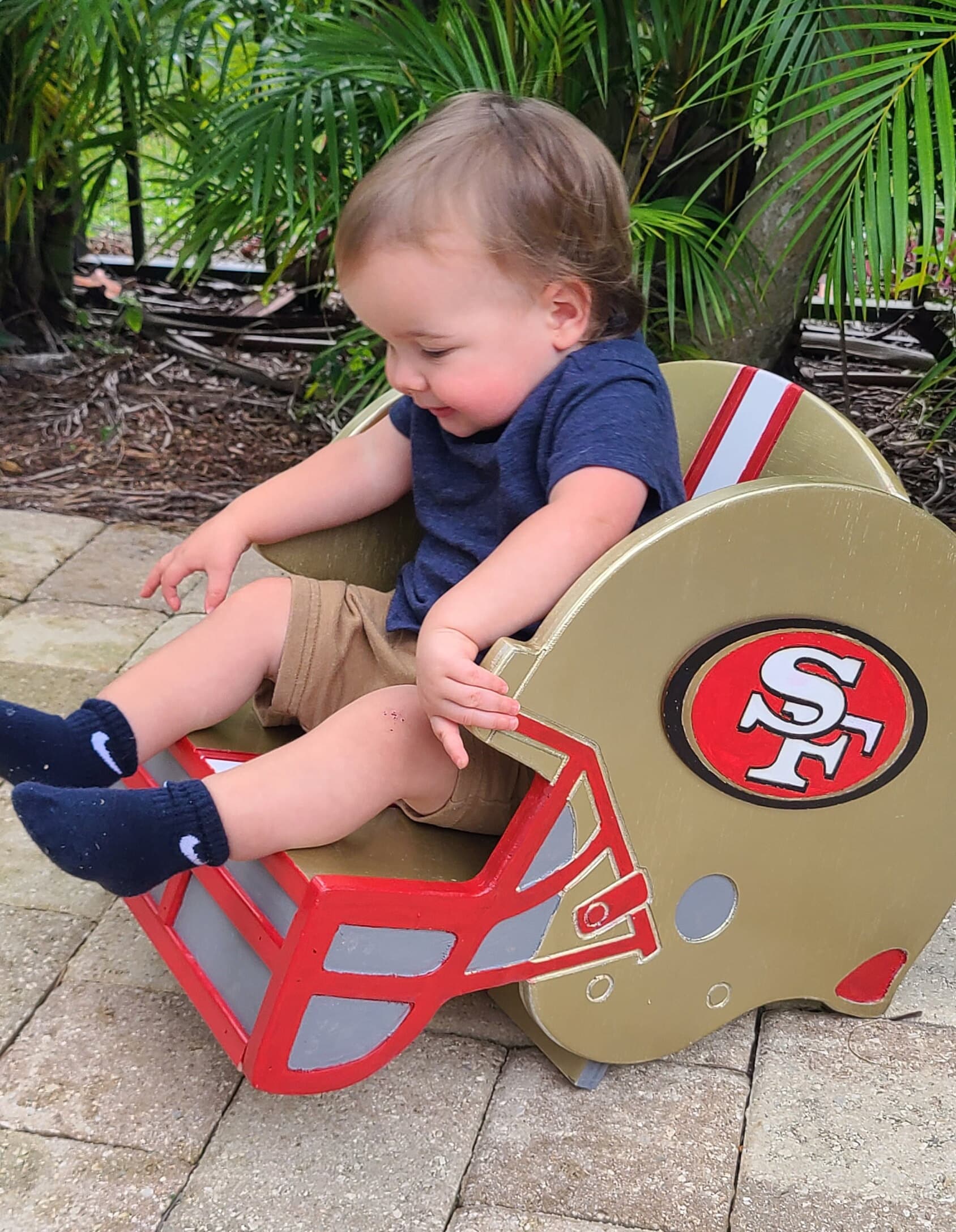 San Francisco 49ers Helmet Chair, Kids Furniture, - Etsy