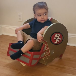 San Francisco 49ers Helmet Chair, Kids Furniture, - Etsy