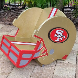 San Francisco 49ers Helmet Chair, Kids Furniture, - Etsy