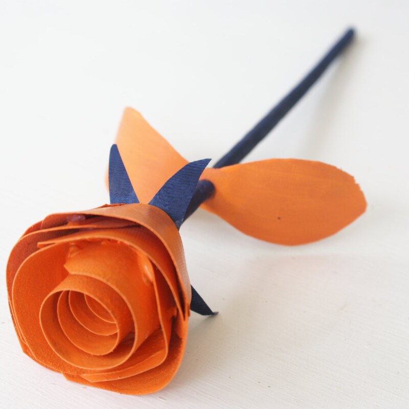 Wood Roses - Etsy