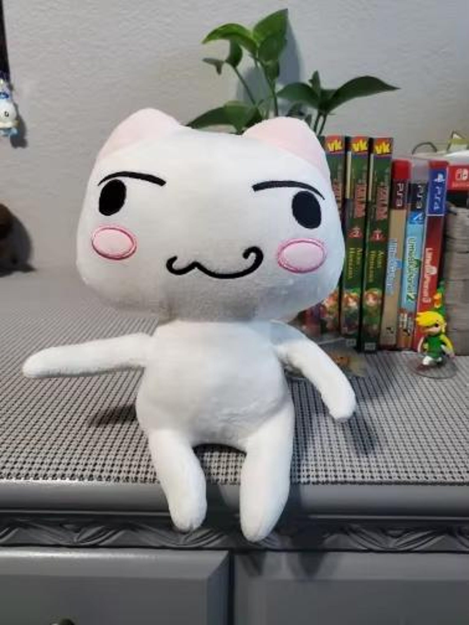 Anime Toro Inoue Cat Game Plush - Etsy