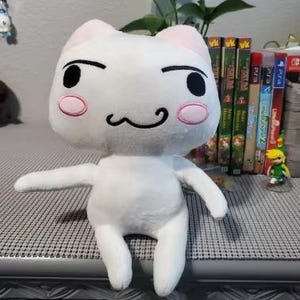 Anime Toro Inoue Cat Game Plush - Etsy