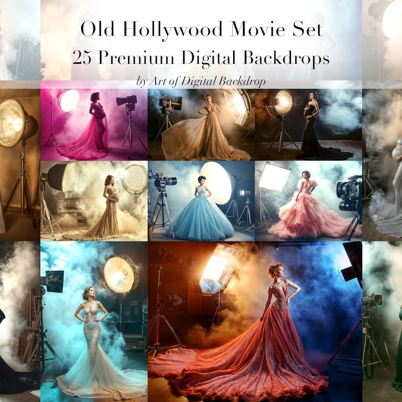 Hollywood Backdrop - Etsy