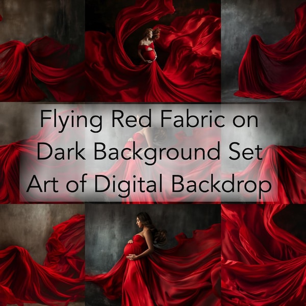 Dark Red Fabric - Etsy