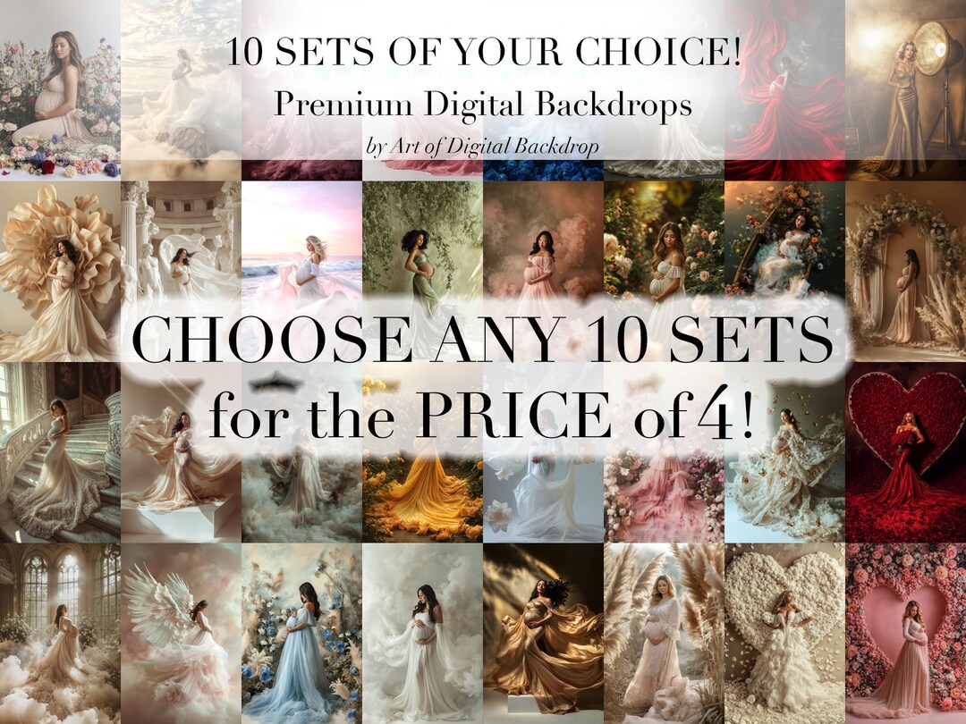 Personalised Bundle 10 Sets of Your Choice - Photo Art Maternity ...