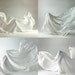 White Flowy Fabric Set 2 Digital Backdrops, Maternity Backdrops ...