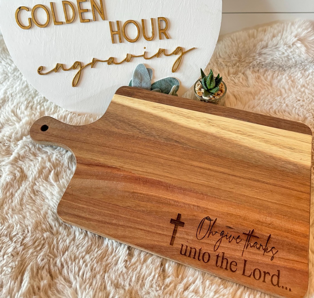 Bible Verse Cutting Board | Religious Cutting Board | Christian ...
