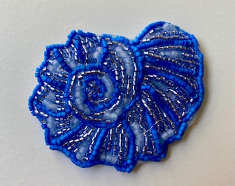 Embroidered Motif, Badges, Shell, Embroidery, Badge, Shell Badge - Etsy UK