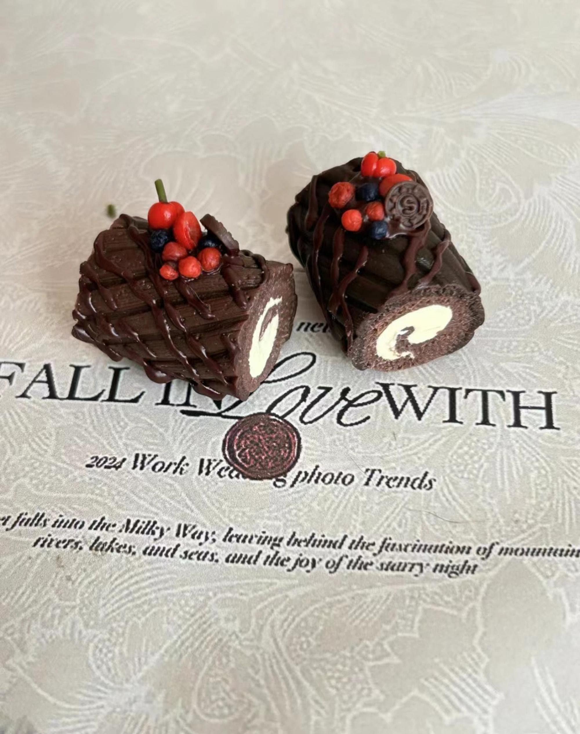 Mini Swiss Rolls,mini Desserts,mini Food Toys,family Food,mini ...