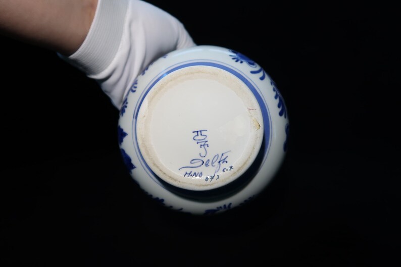 1956-1980 Dutch Delft Blue and White Vintage Vase - Etsy