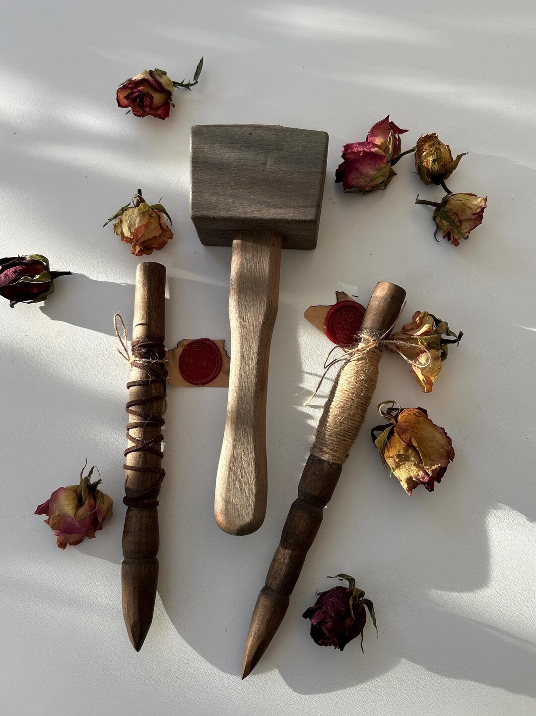 Vampire Killing Kit Vampire Stakes and Wooden Hammer Vampire Stakes ...