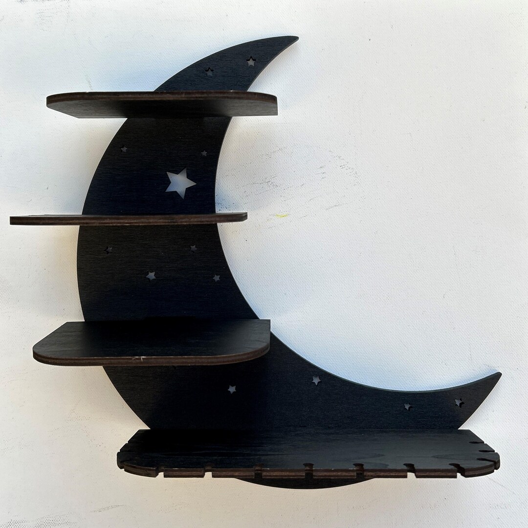 Moon Shelf - Gothic Witch Shelf 30 Cm X 22 Cm for the Witch Altar of ...