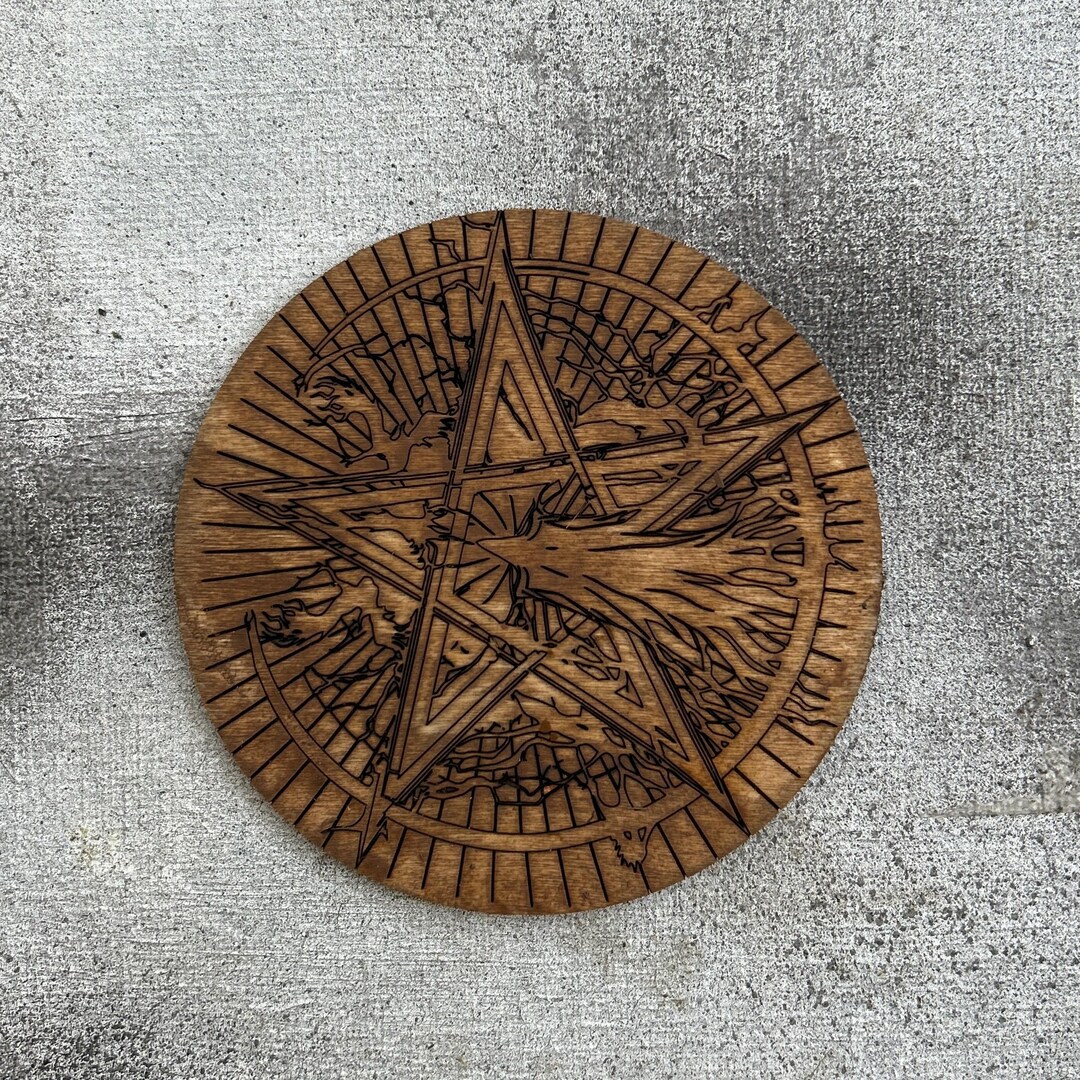 Protection Symbol - Magical Pentagram - Sophia's Wicca Pentacle Seal ...