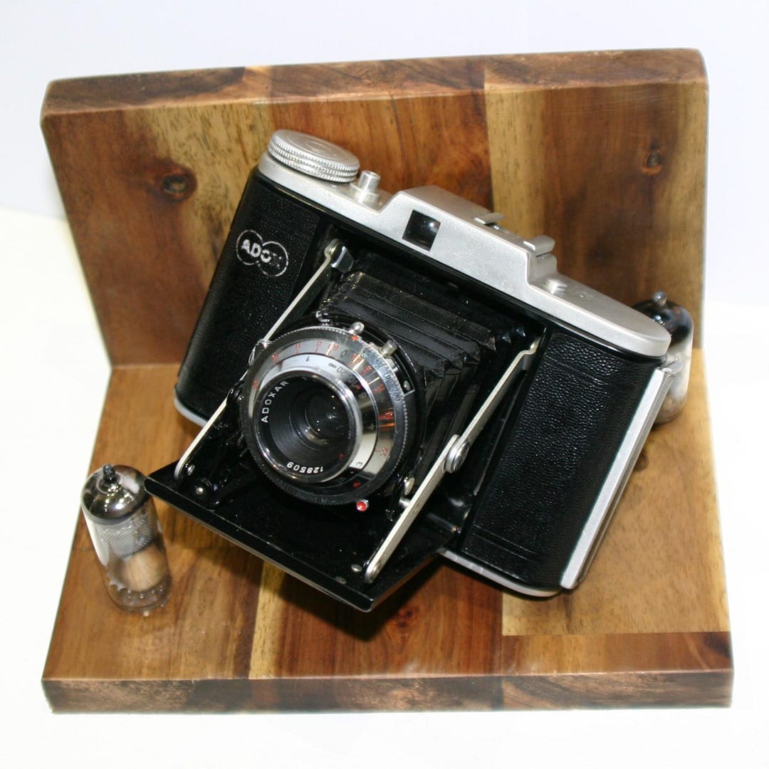 Antique Vintage Bellows Camera Beautiful Decorative Piece Mounted on ...