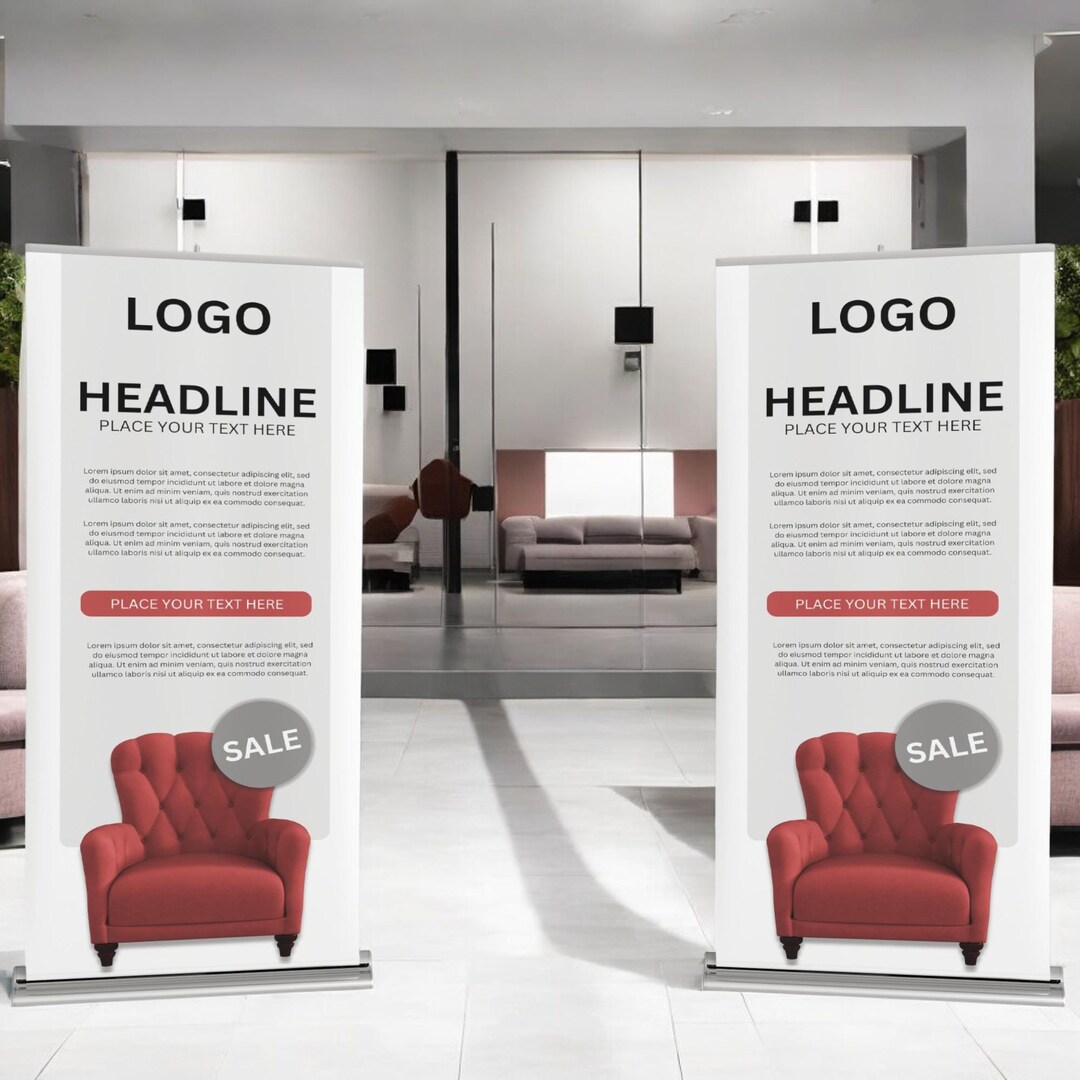 Custom Retractable Business Banner Sign for Small Business, Craft Show ...