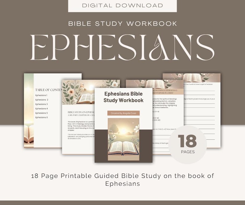 Discover Ephesians: Guided Scripture Reflection Workbook - Etsy