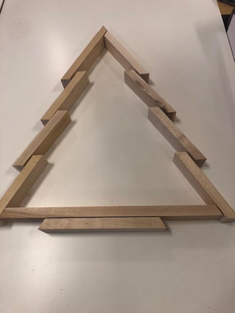 Maple Wood Christmas Tree Kit - Etsy