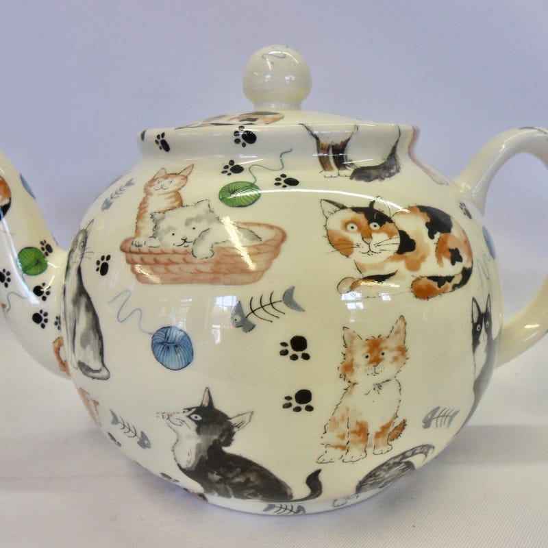 Cat Teapot - Etsy