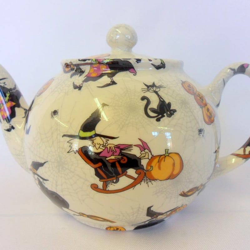 Halloween Teapot - Etsy