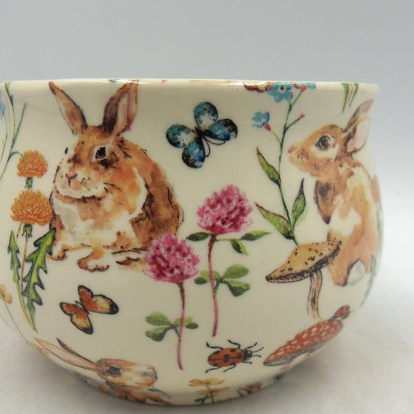 Ceramic Rabbit Bowl - Etsy