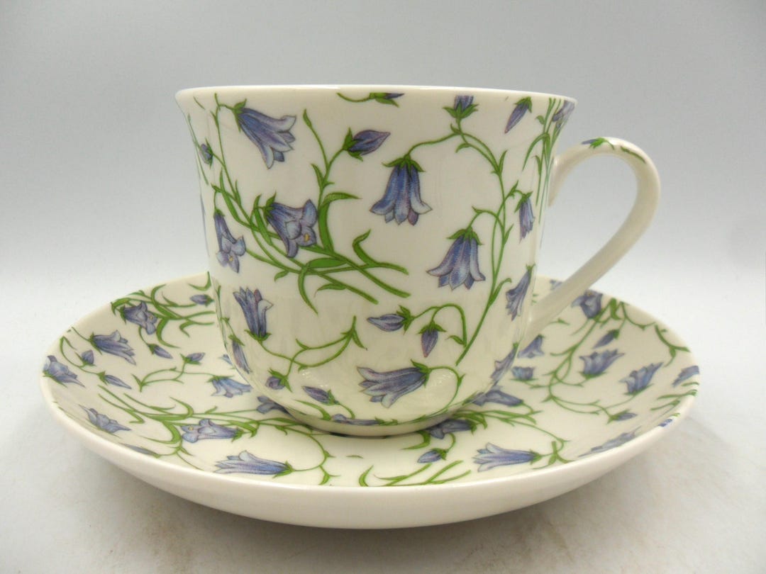 Delicate Harebell Chintz Cup and Saucer. - Etsy