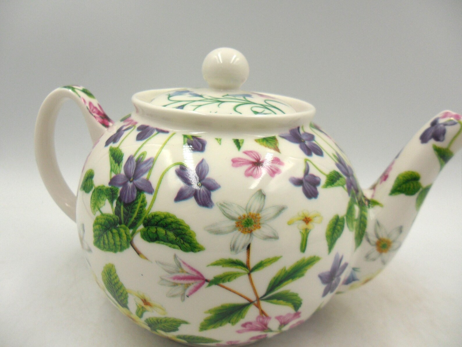 A 2 Cup China Teapot in Pretty Dog Rose Design for the Abbeydale ...