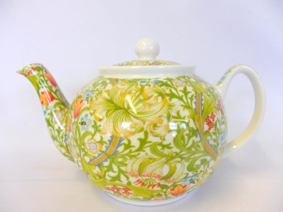 A 2 Cup China Teapot in William Morris Golden Lily Design for the ...