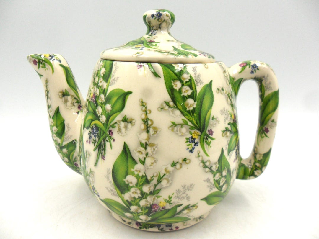 Cocktail Teapot in Pretty Lily of the Valley Design - Etsy