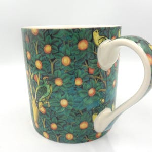 Jumbo China Mug in William Morris Woodpecker Design. - Etsy