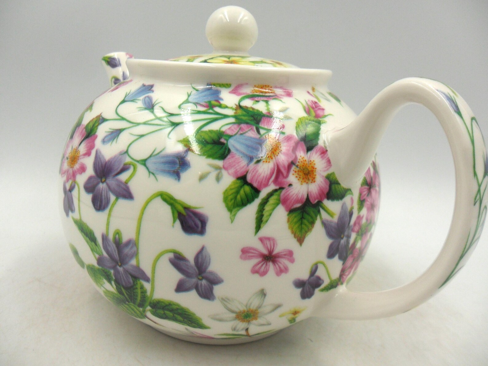 A 2 Cup China Teapot in Pretty Dog Rose Design for the Abbeydale ...