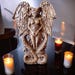 Lilith Statue Handcrafted Wooden Statue of Goddess Lilith Ishtar Inanna ...