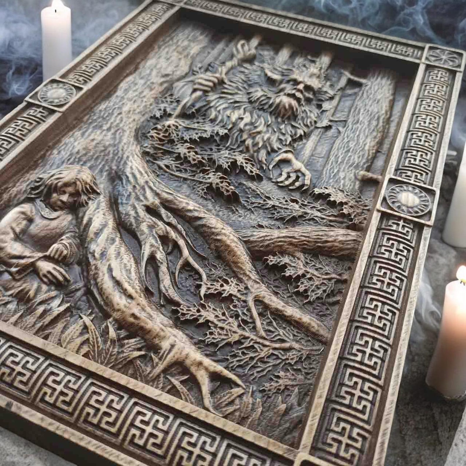 Leshen Wendigo Picture Mythical Creature Wall Art Folklore Legendary ...