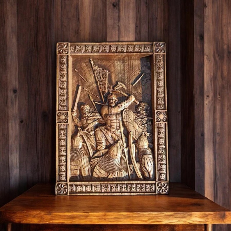 Viking Warriors Picture Viking Gift Celtic Gift Ancient Nordic Vikings ...