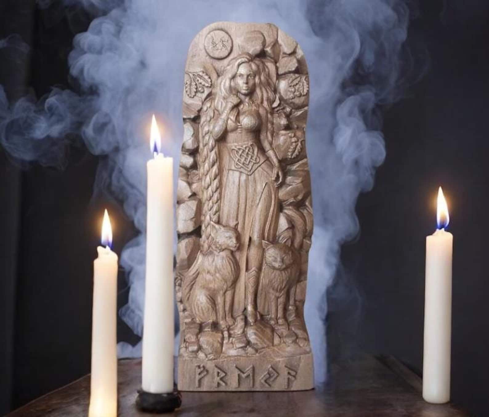 Freya Freyja Statue Norse Pantheon Viking Pagan Asatru Heathen Goddess ...