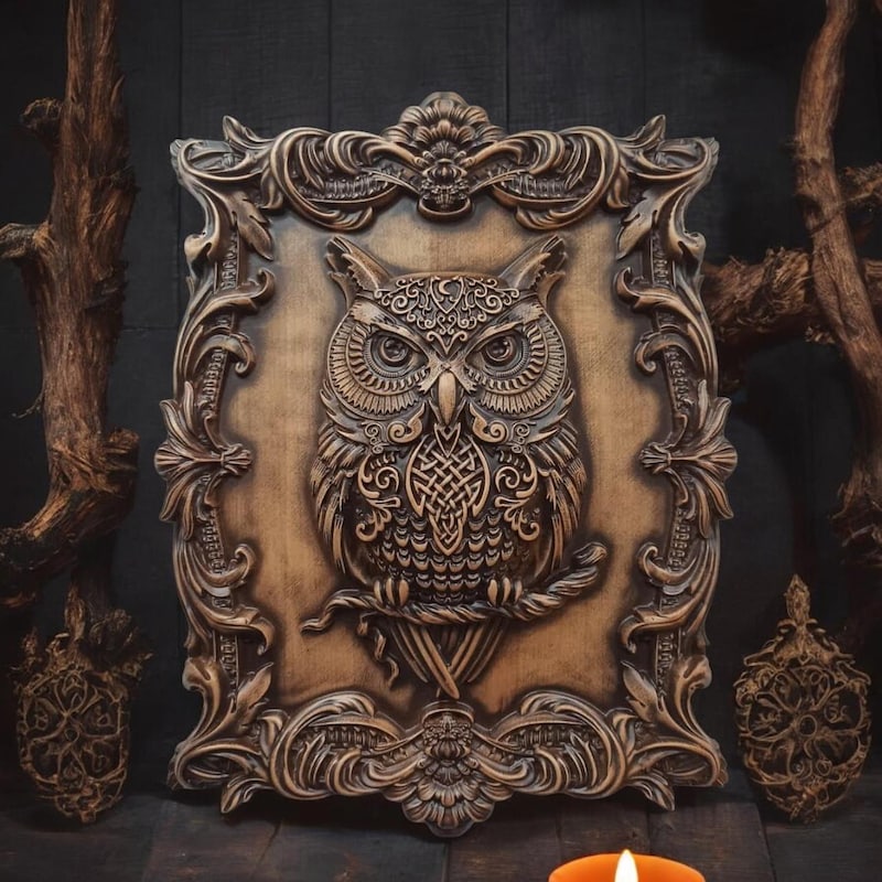 Owl Wall Plaque - Etsy