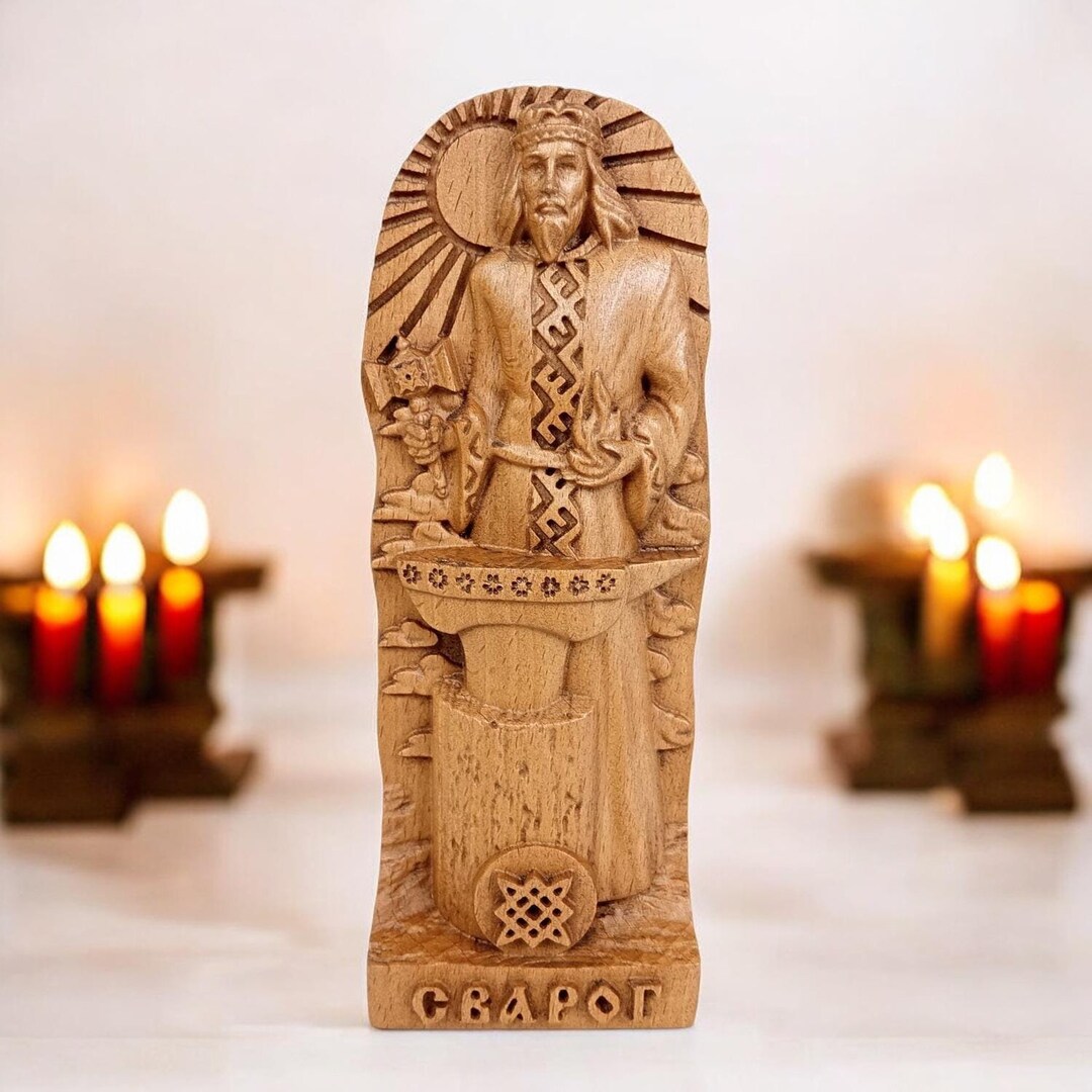 Svarog Slavic God Statue Slavic Gods Slavic Mythology Slavic Pagan ...
