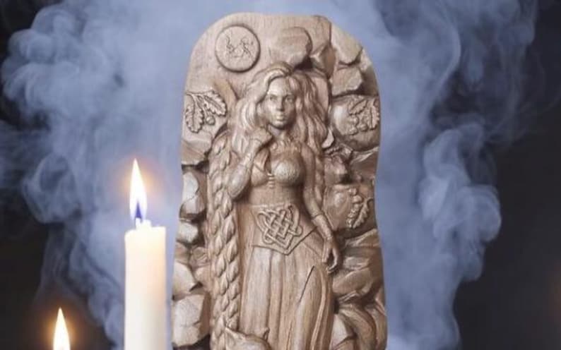 Freya Freyja Statue Norse Pantheon Viking Pagan Asatru Heathen Goddess ...