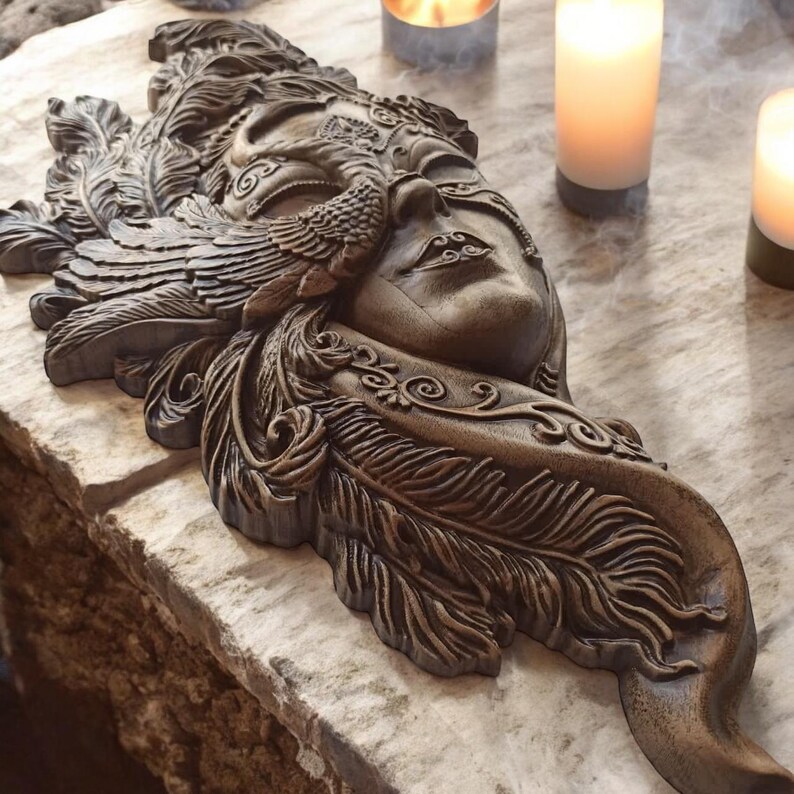 Venetian Mask Wall Art Venice Mask Wood Carved Wall Decor Masquerade ...