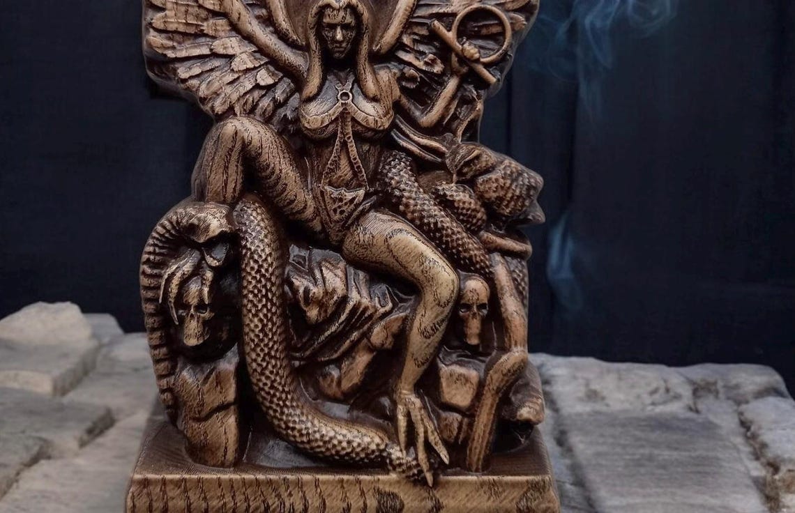 Lilith Inanna Ishtar Astaroth Sumerian Wiccan Goddess of Feminine ...