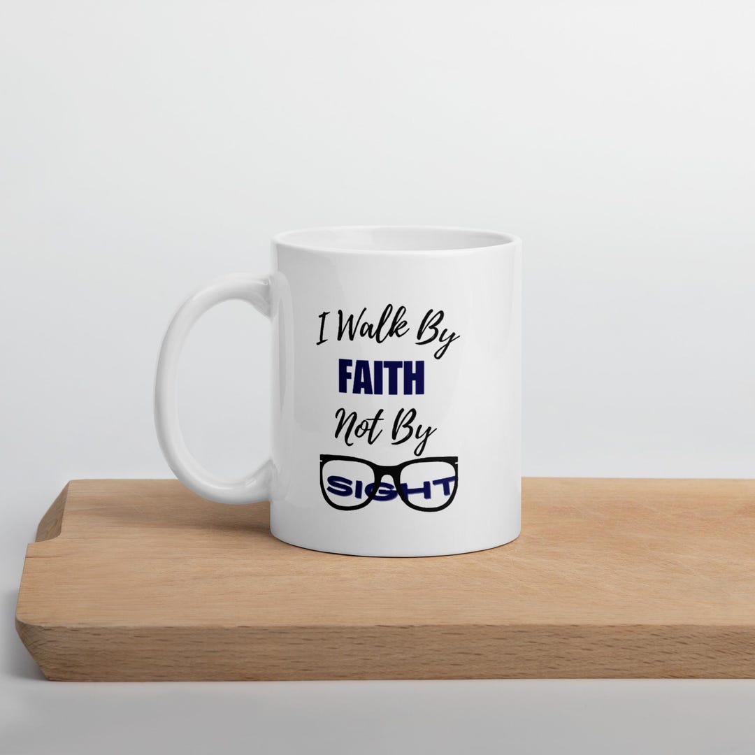 Walk by Faith Coffee Mug: Inspirational Christian Scripture Gift - Etsy