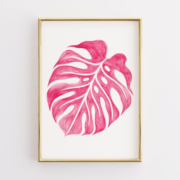 Monstera Print - Etsy