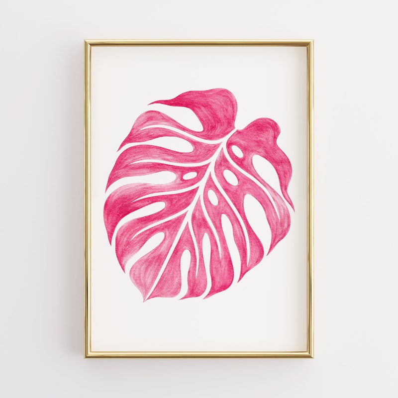 Monstera Print - Etsy