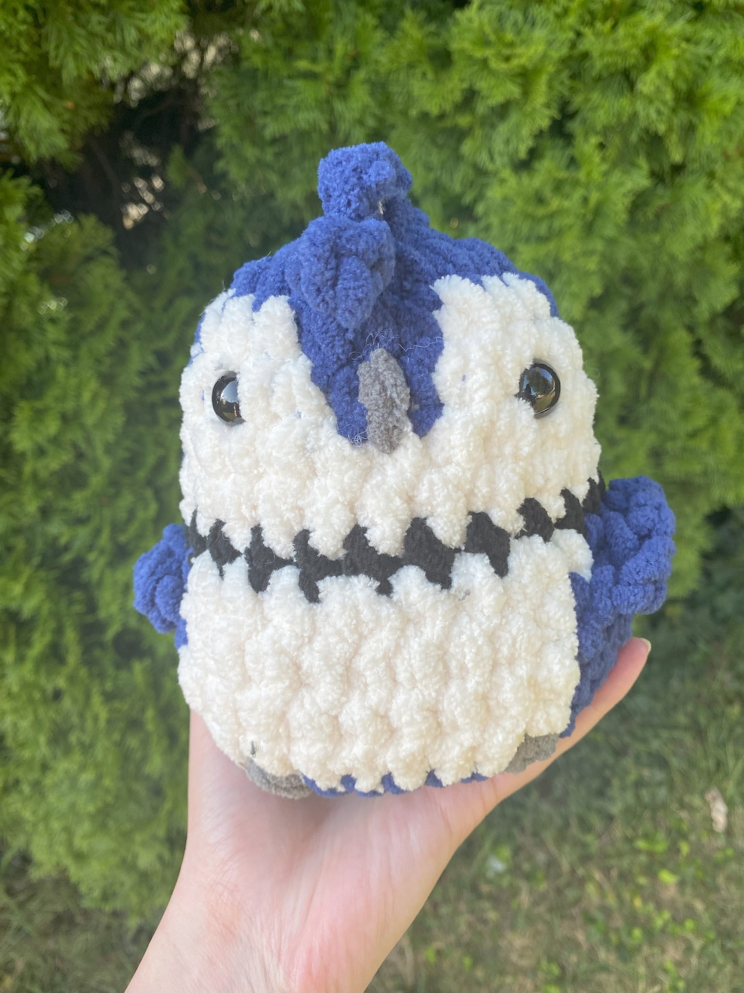Blue Jay Plushie - Etsy