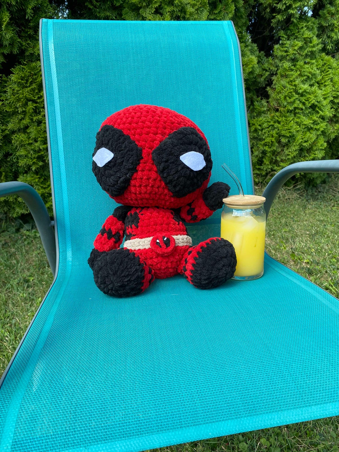 Deadpool Crochet Plushie - Etsy