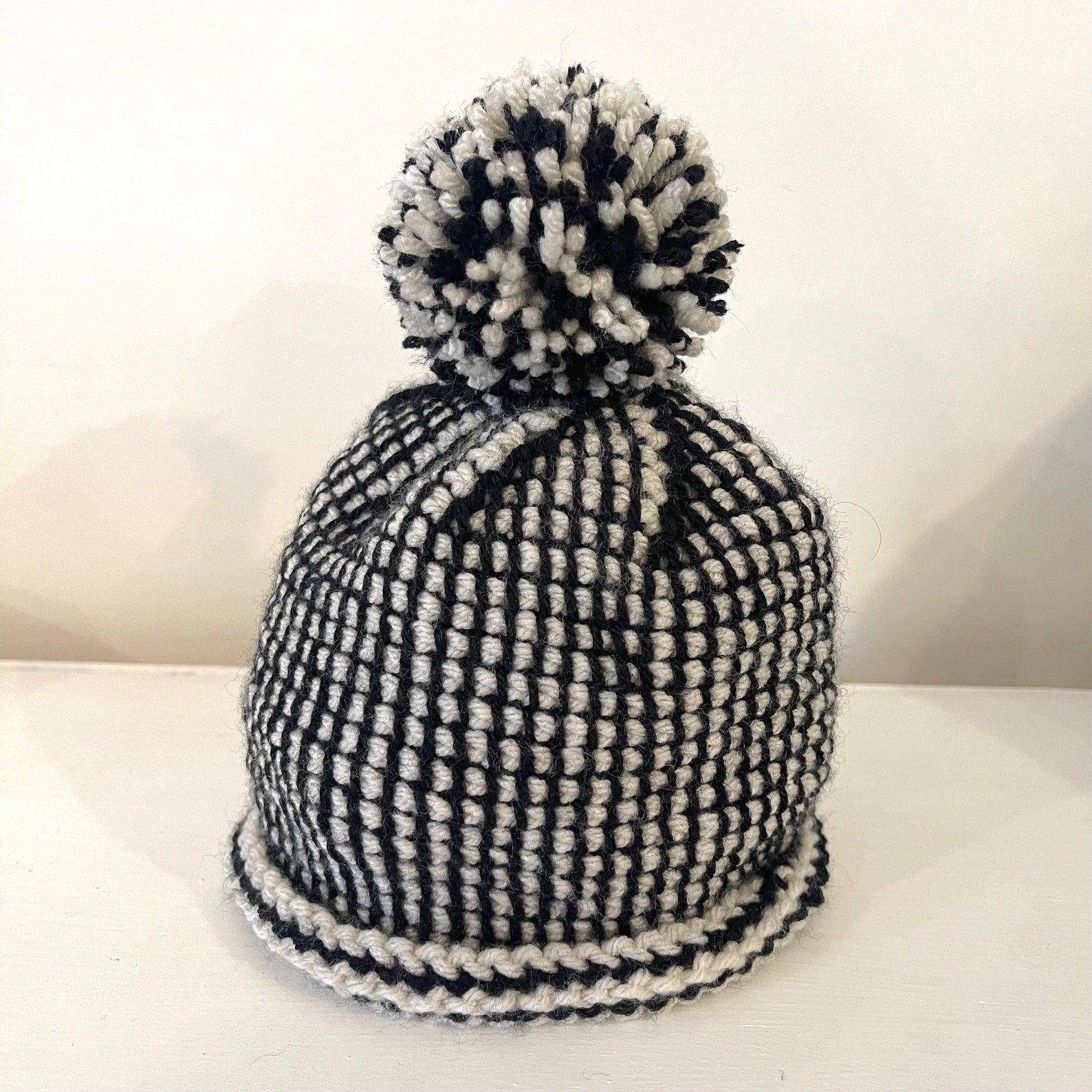 Tunisian Crochet Hat Pattern - Beginner Tunisian Crochet - Tunisian ...