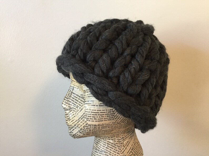 Crazy Huge Knit Hat Pattern Chunky Knit Hat Pattern Giant Knit Hat ...